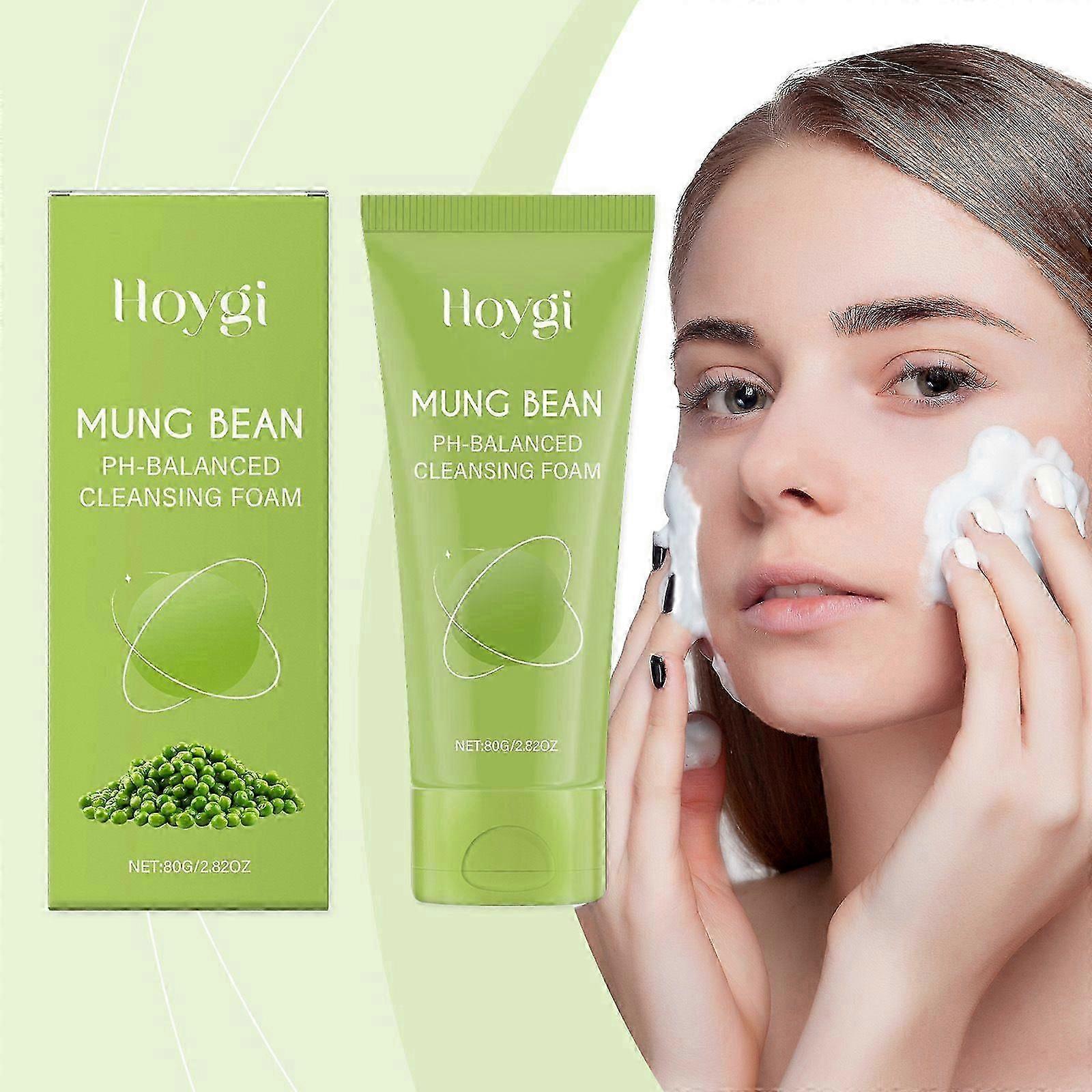 Mung Bean pH-Balanced Cleansing Foam | Hydrating & Gentle Face Cleanser ...