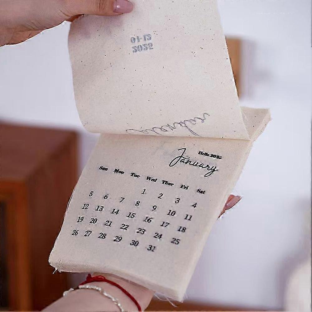 2025 Calendar 2025 Fabric Hanging Calendar Decoration 2025 Hanging ...