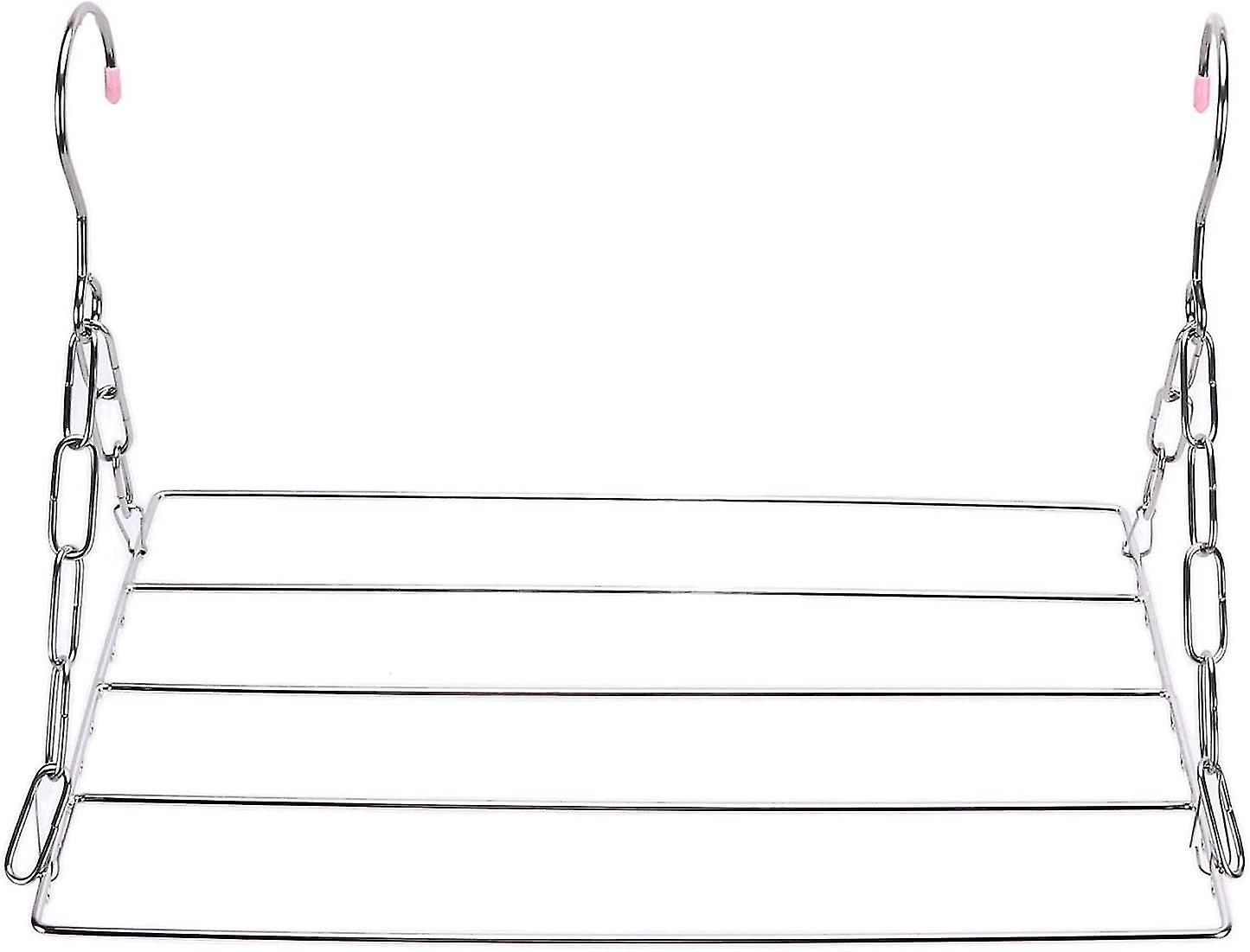 Sock Drying Rack,stainless Steel With 36 Windproof Clips Hanging ...