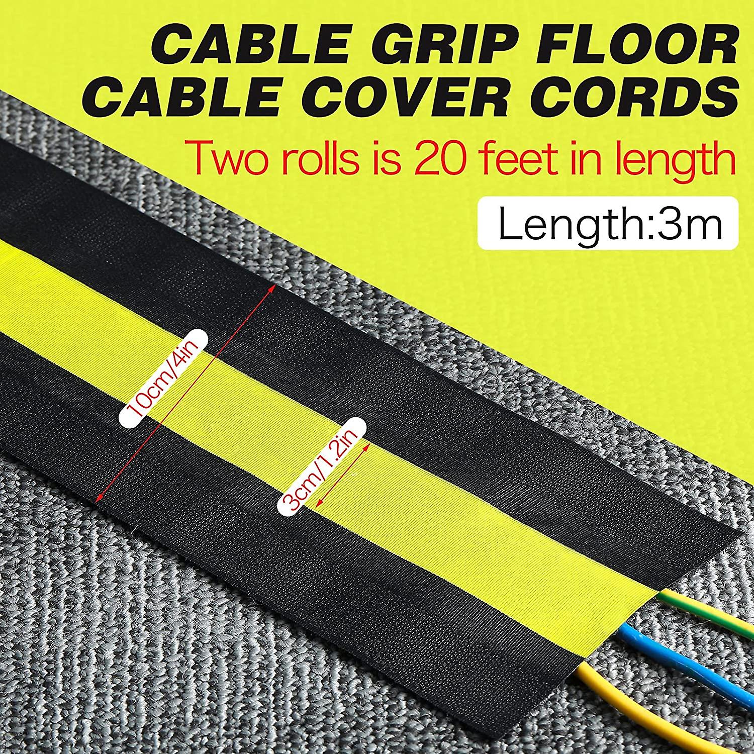 Cable Grip Floor Cable Cover Cords Cable Protector Cable Management ...