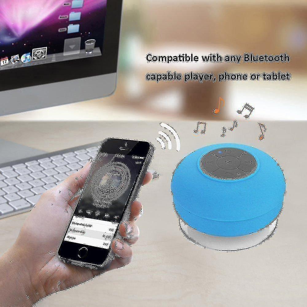 Shower Radios Water Resistant Shower Radio Bluetooth Speakerblue1pcs ...