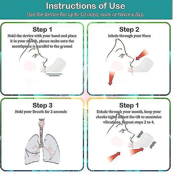 Power Breath Device Lung Exerciser Diaphragm Trainer Opep Imt Imst Copd ...