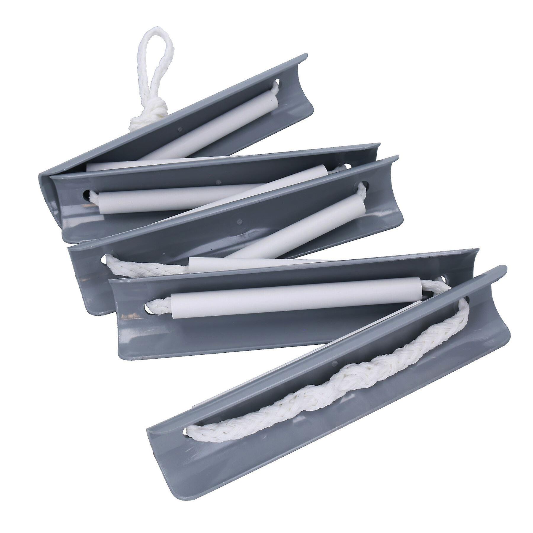 5 Step Boat Boarding Ladder Twist Rope Ladder Swim Safety Steps Yacht ...