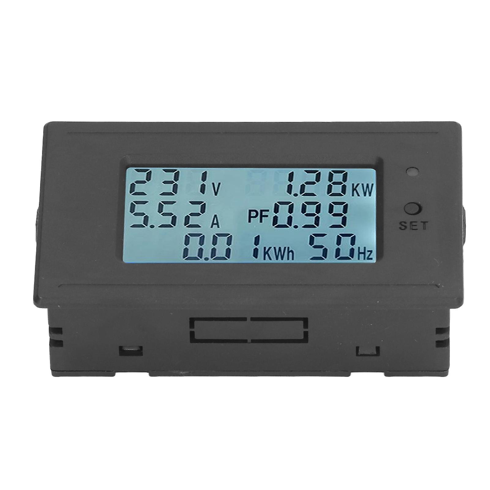 LCD Digital Display Voltage Current Power Meter Electricity Monitor ...
