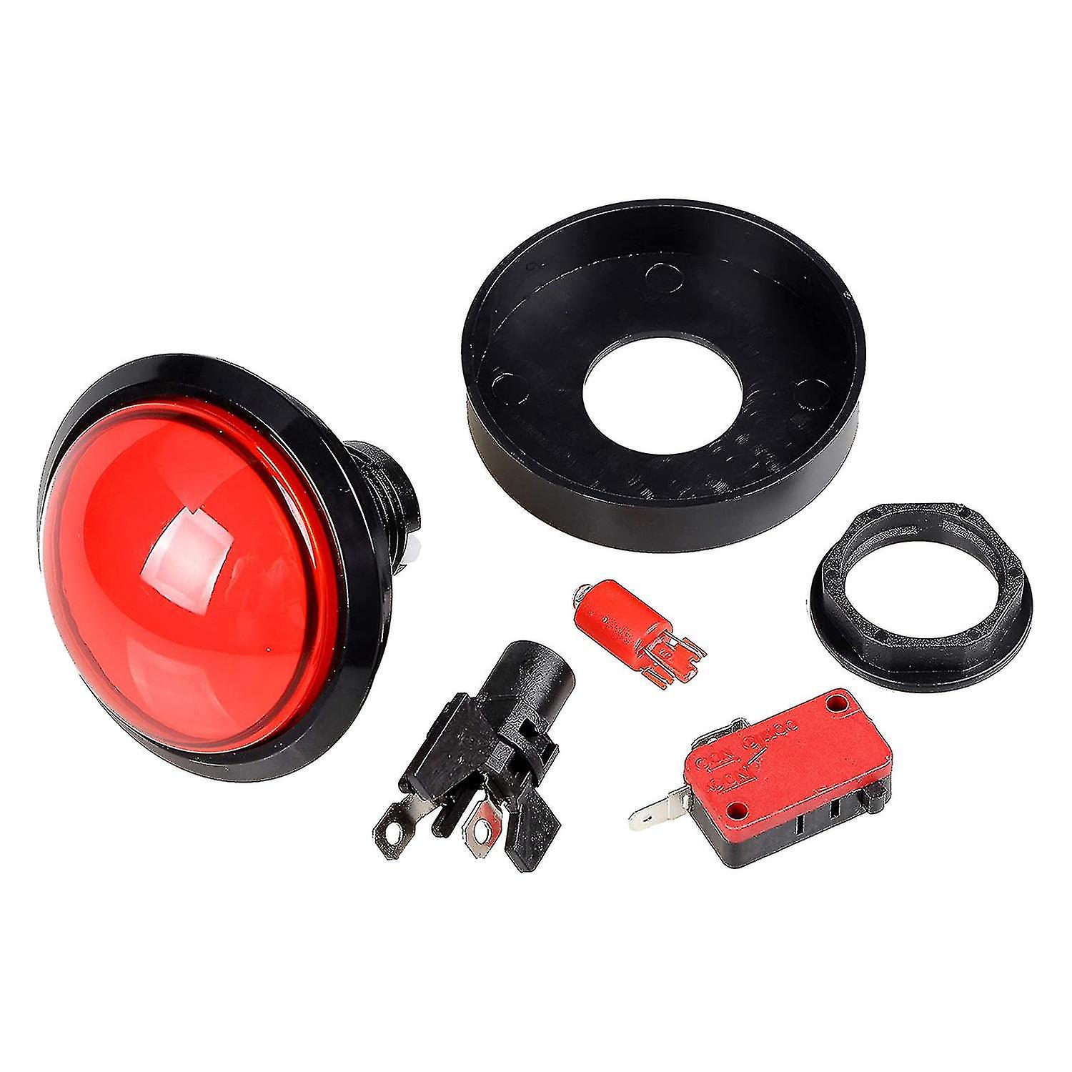 5x Buttons 60mm Dome 2.36 Inch Led Push Button With -switch For Machine ...