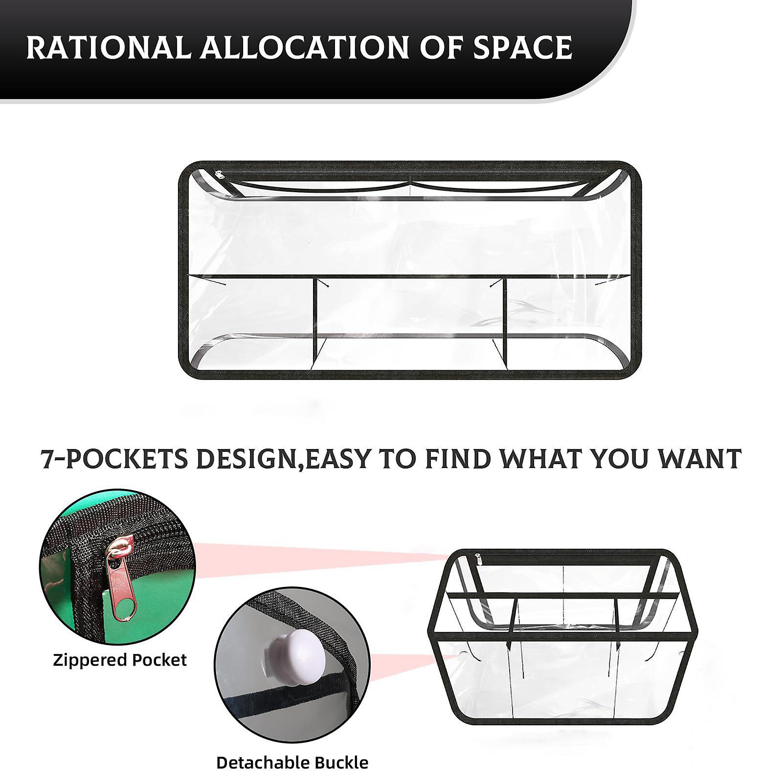 Clear Beach Bag with Protruded Hooks Waterproof Thick Zipper Closure ...