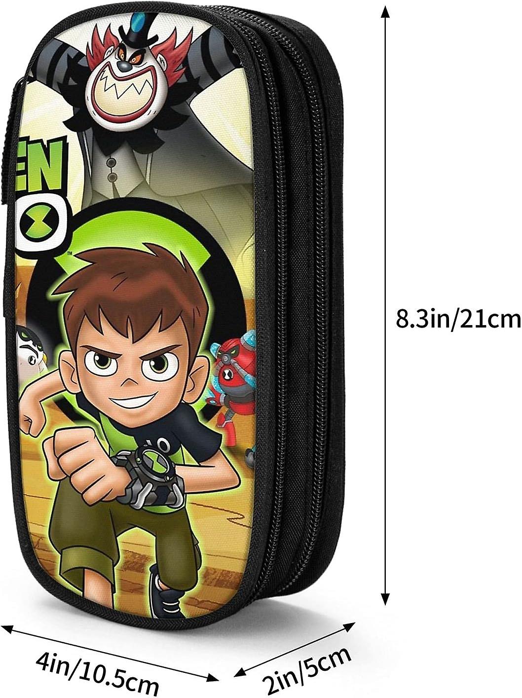 Younini Ben 10 Pencil Case Anime Multifunction Large Capacity Pouch ...