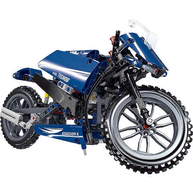 Creative Series Expert Off-Road Motorcycle Wheels MOC Building Blocks ...
