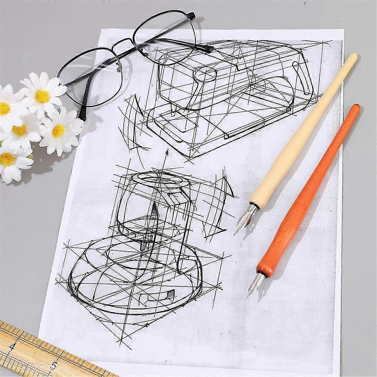 10 Pcs Dip Pen Set Nib Pen Holder Comic Pen Nib Set Pen Ink Nib ...