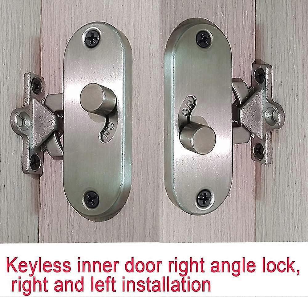 Sliding Door Lock 90 Degree Movable Door Right Angle Buckle Privacy ...