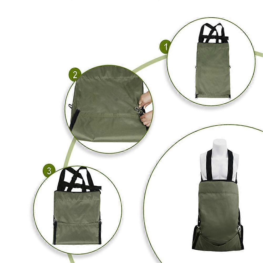 Waterproof Harvest Apple Picking Bag Pouch, Fruit Storage Apron for ...
