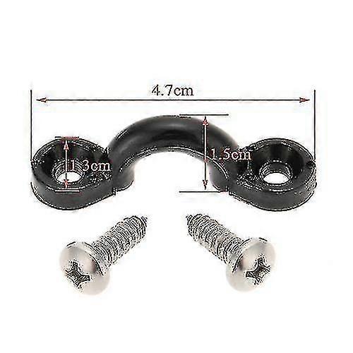 10pcs Nylon Bungee Deck Loops Tie Down Pad Eye With 20 Screws For Boat ...