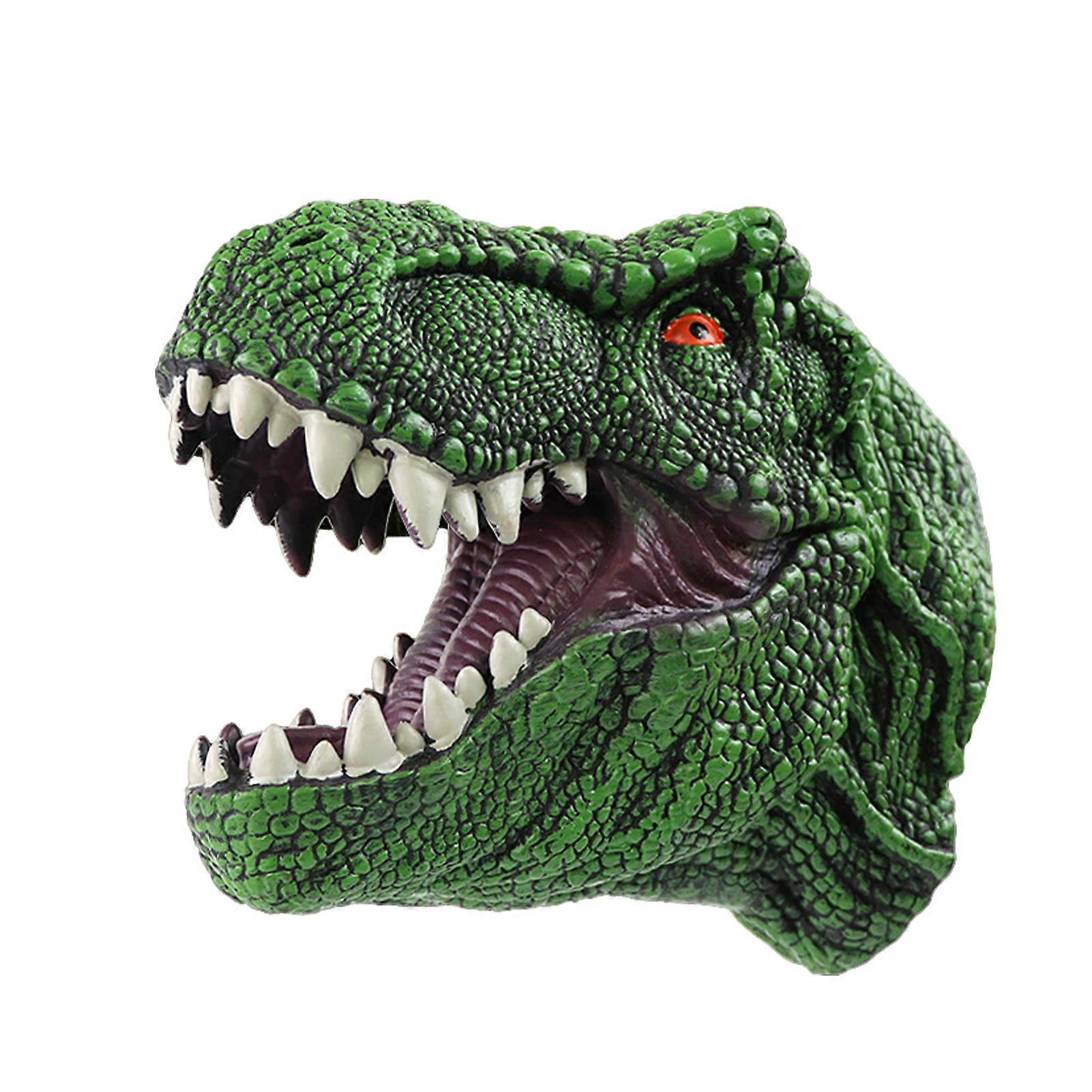 Dinosaur Puppet Realistic Dinosaur Head Hand Puppets Toy Flexible ...
