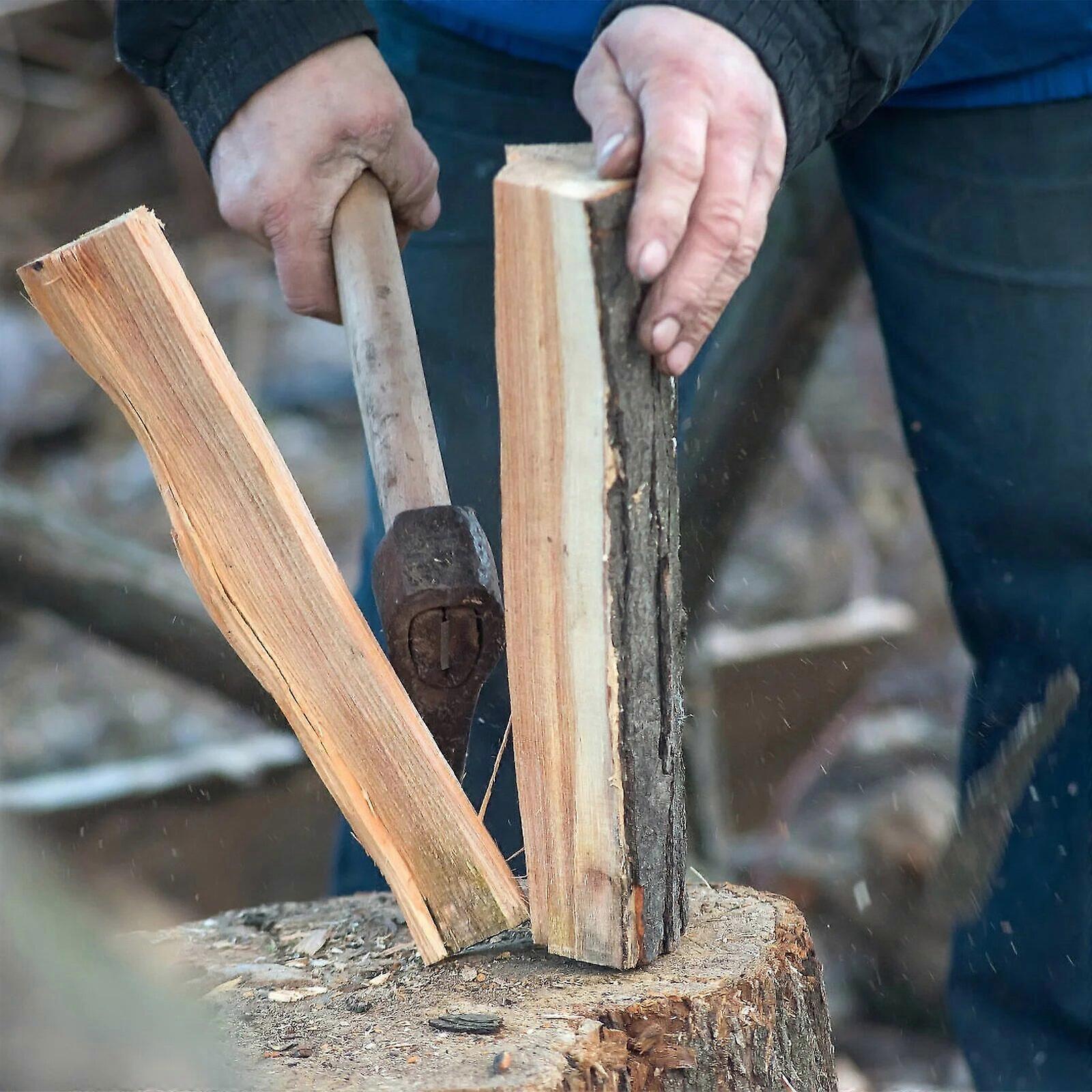 9 Pcs Wedge Outdoor Stuff Metal Hammer Tool Durable Wrought Iron Handle ...