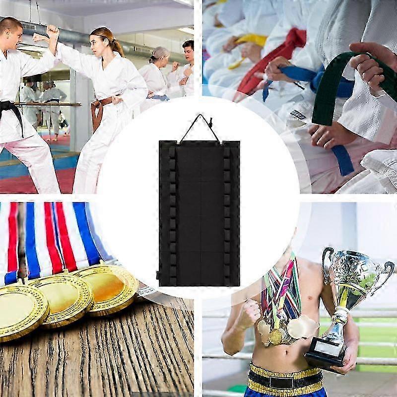 Karate Belt Display 12 Belts Wall Mounted Belts Display Holder Karate ...