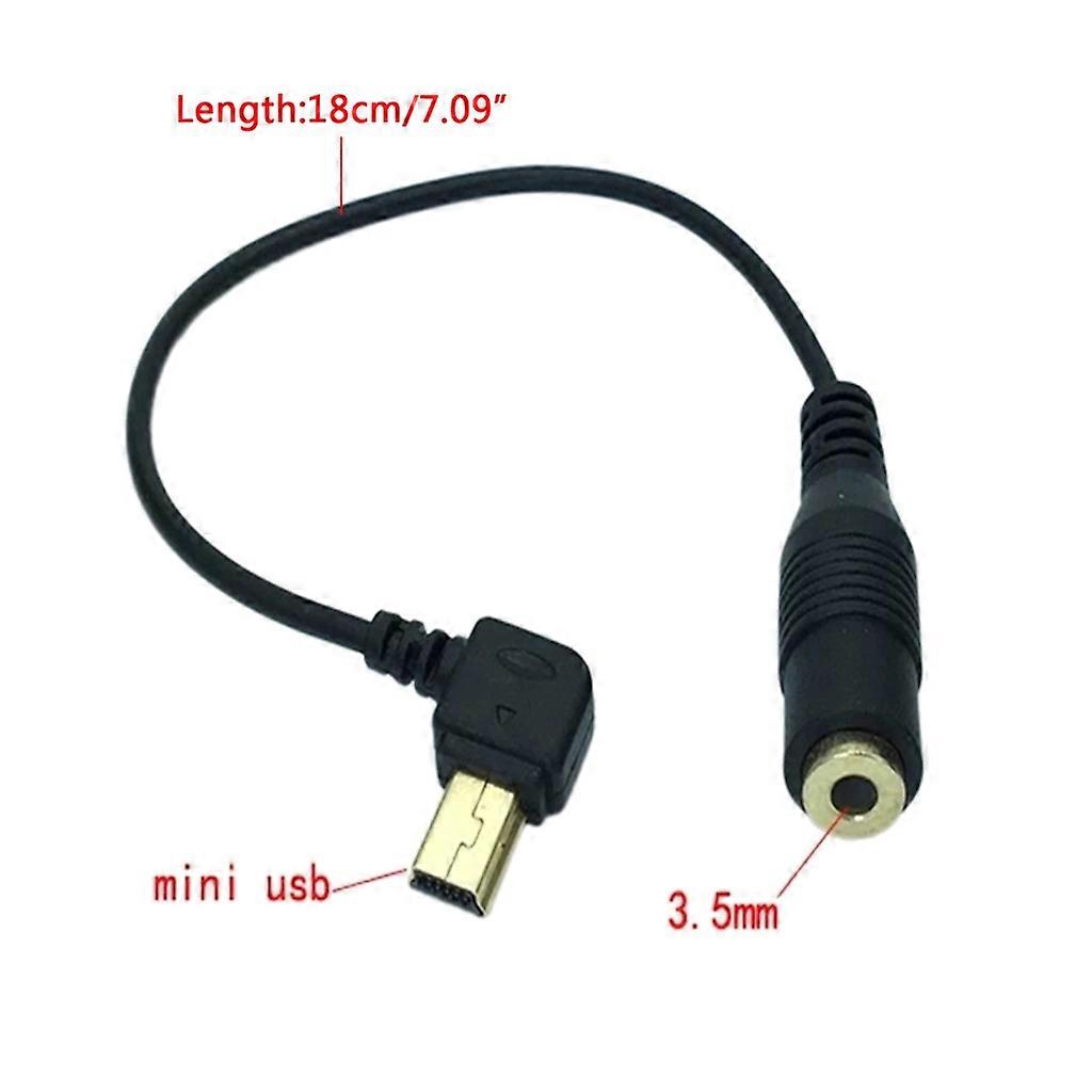 3.5mm Microphone Mini USB External 3.5mm Audio Adapter Transfer Cable ...