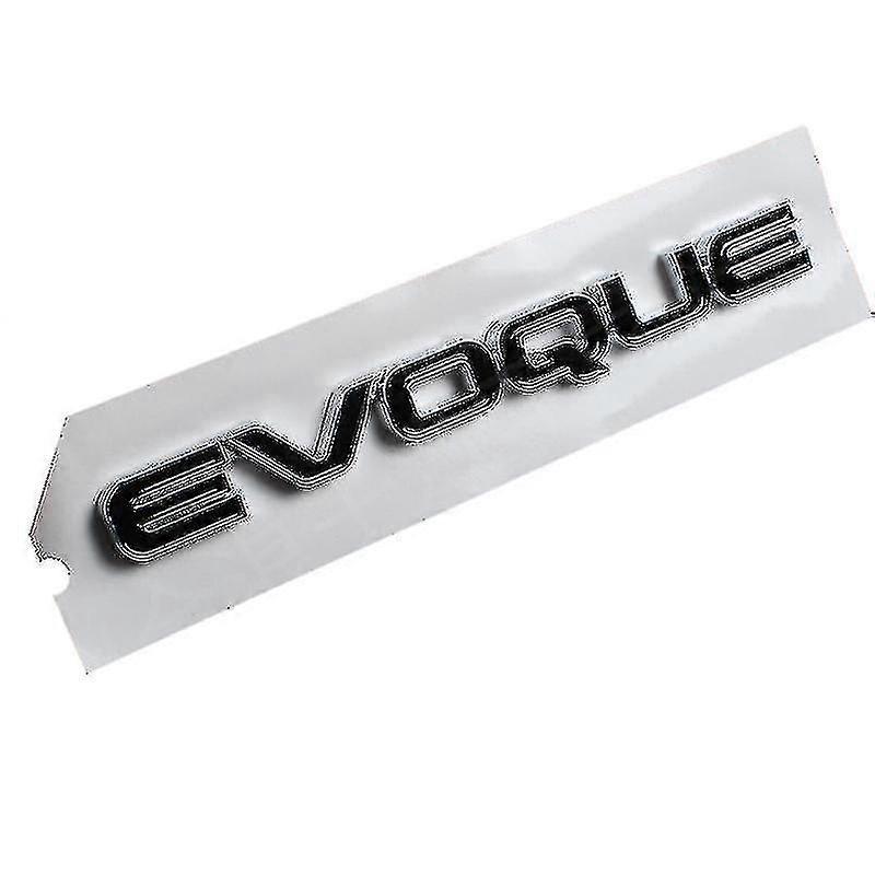 3d Abs Black Car Trunk Evoque Logo Velar Badge Vogue Se Letters Emblem ...