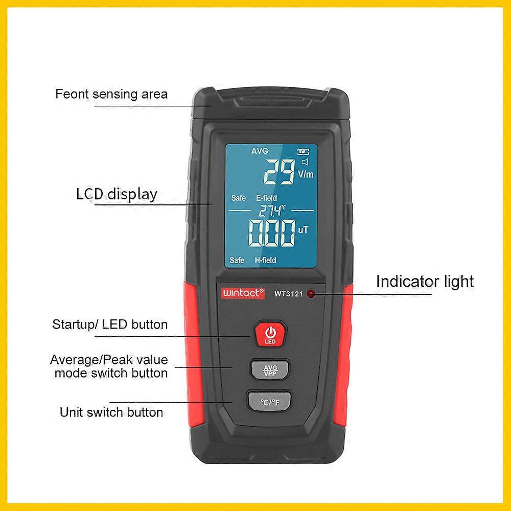WINTACT EMF tester Electromagnetic Field Radiation Detector Tester Emf ...
