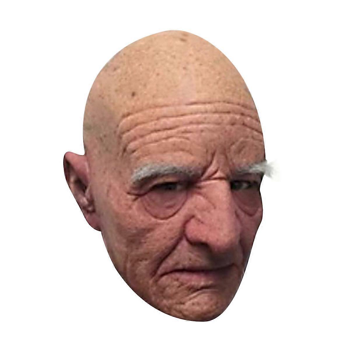 Elderly Grandpa Latex Mask Headgear Masquerade Funny Props Halloween ...