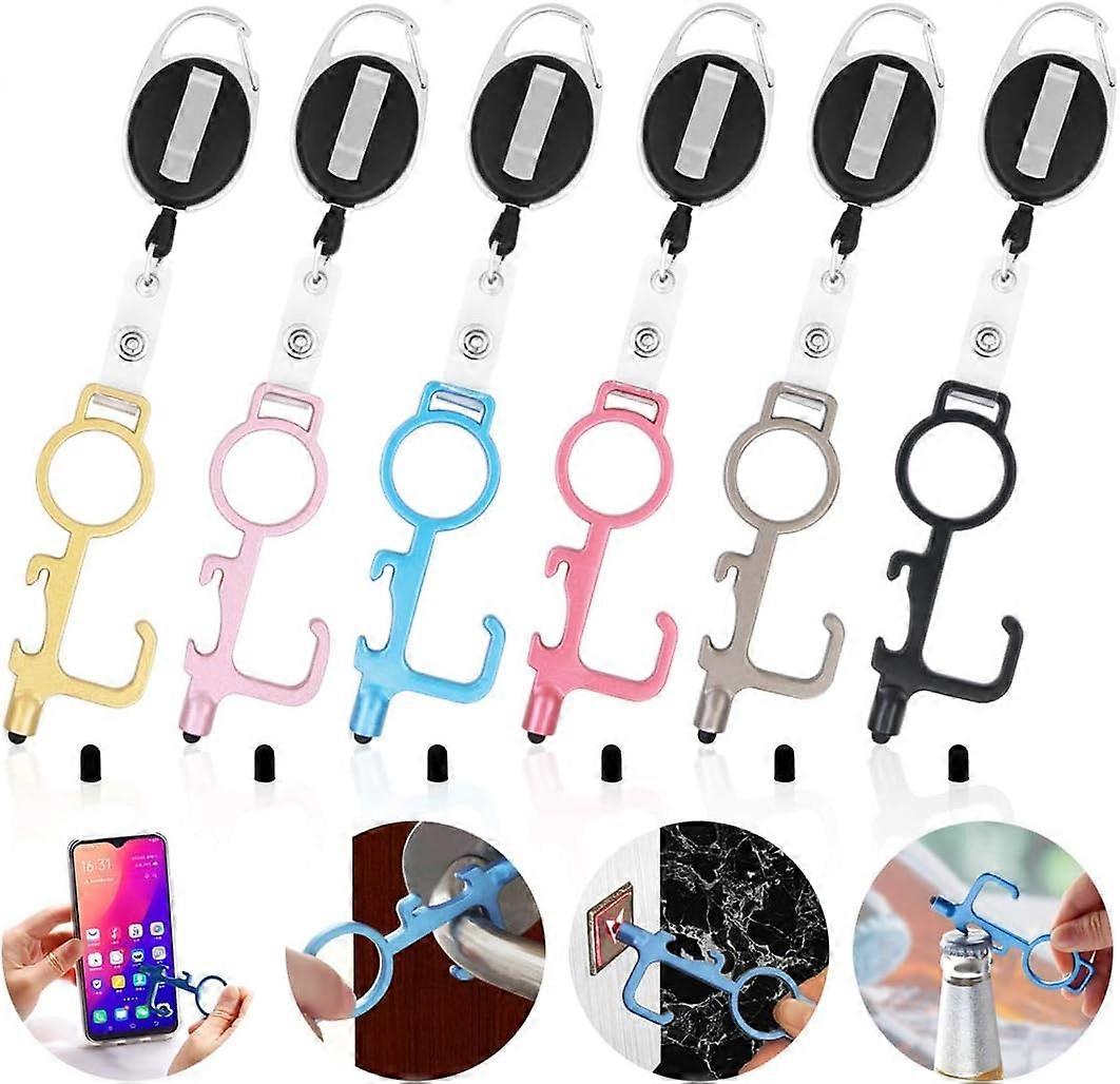 6 Pieces Contactless Door Opener, Touchless Contactless Key For Atm ...