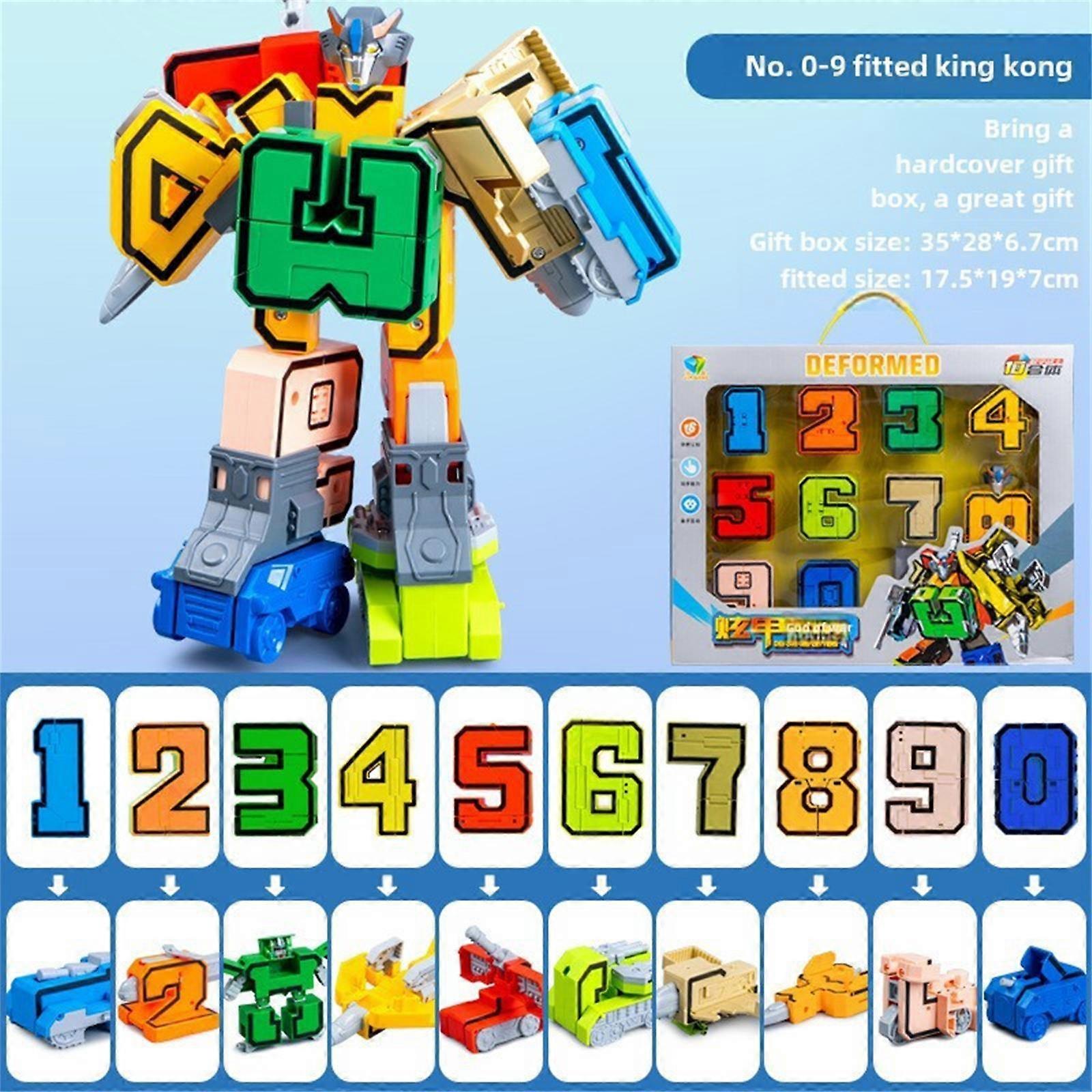 Number Transforming Robots Compact Learn Activities Building Blocks for ...