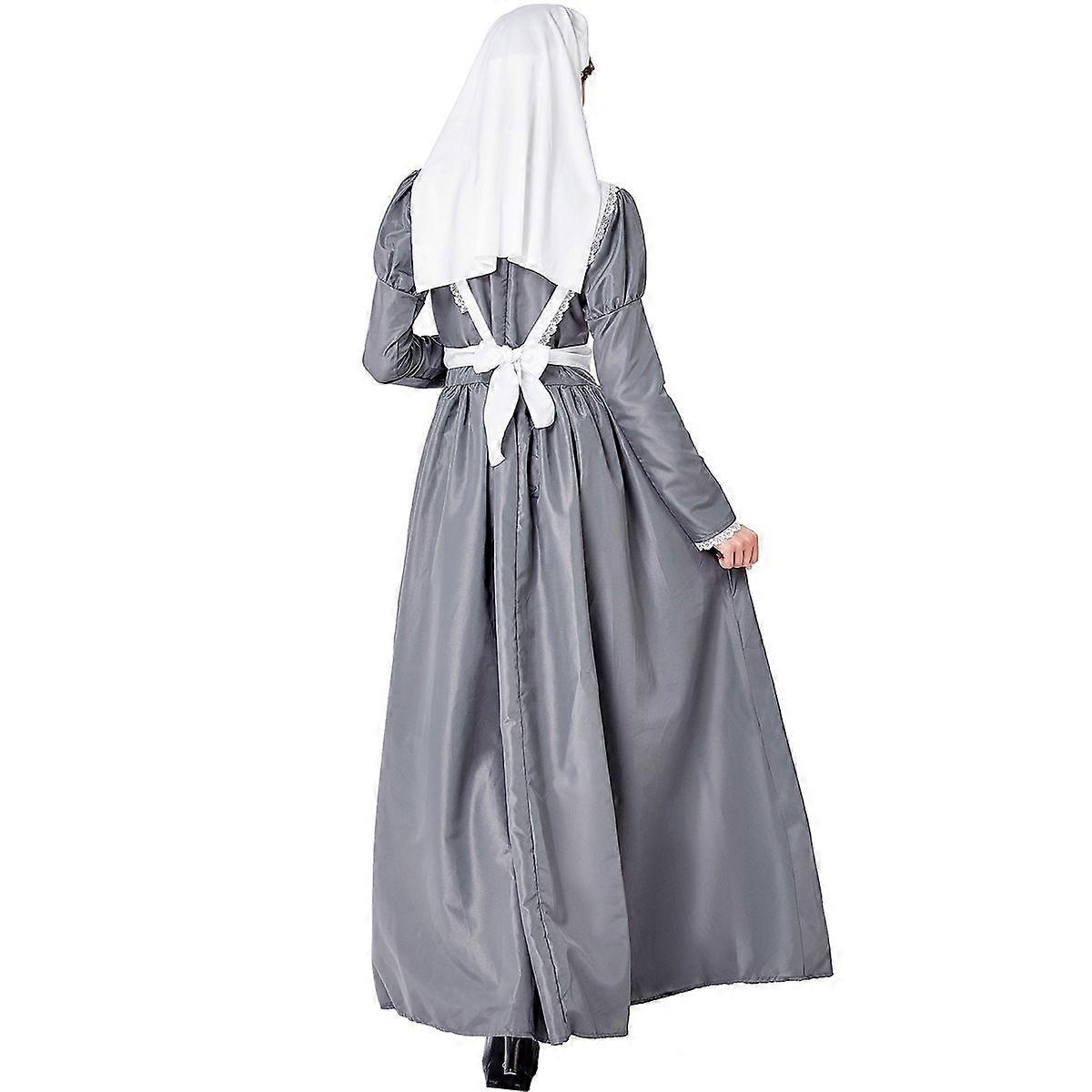 Medieval Nurse Costume Florence Nightingale Cosplay Halloween Carnival ...