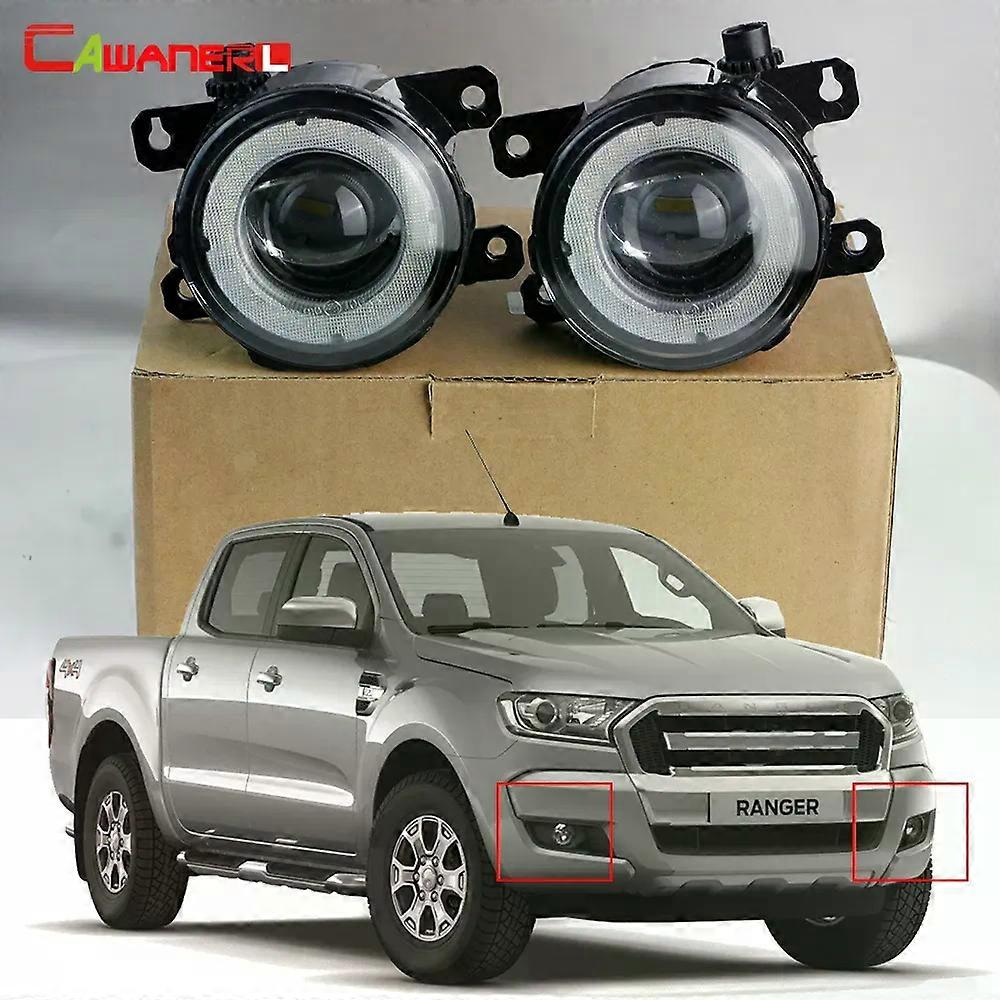 Applies to 2 X Truck External LED Fog Light Assembly For Ford Ranger PX ...