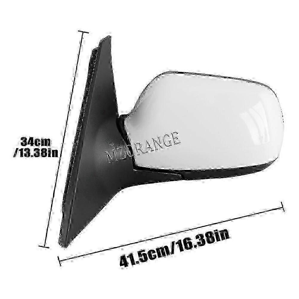 Fantastic For Mazda 3 Bk 2004-2009 White Electrical Door Wing Mirror ...