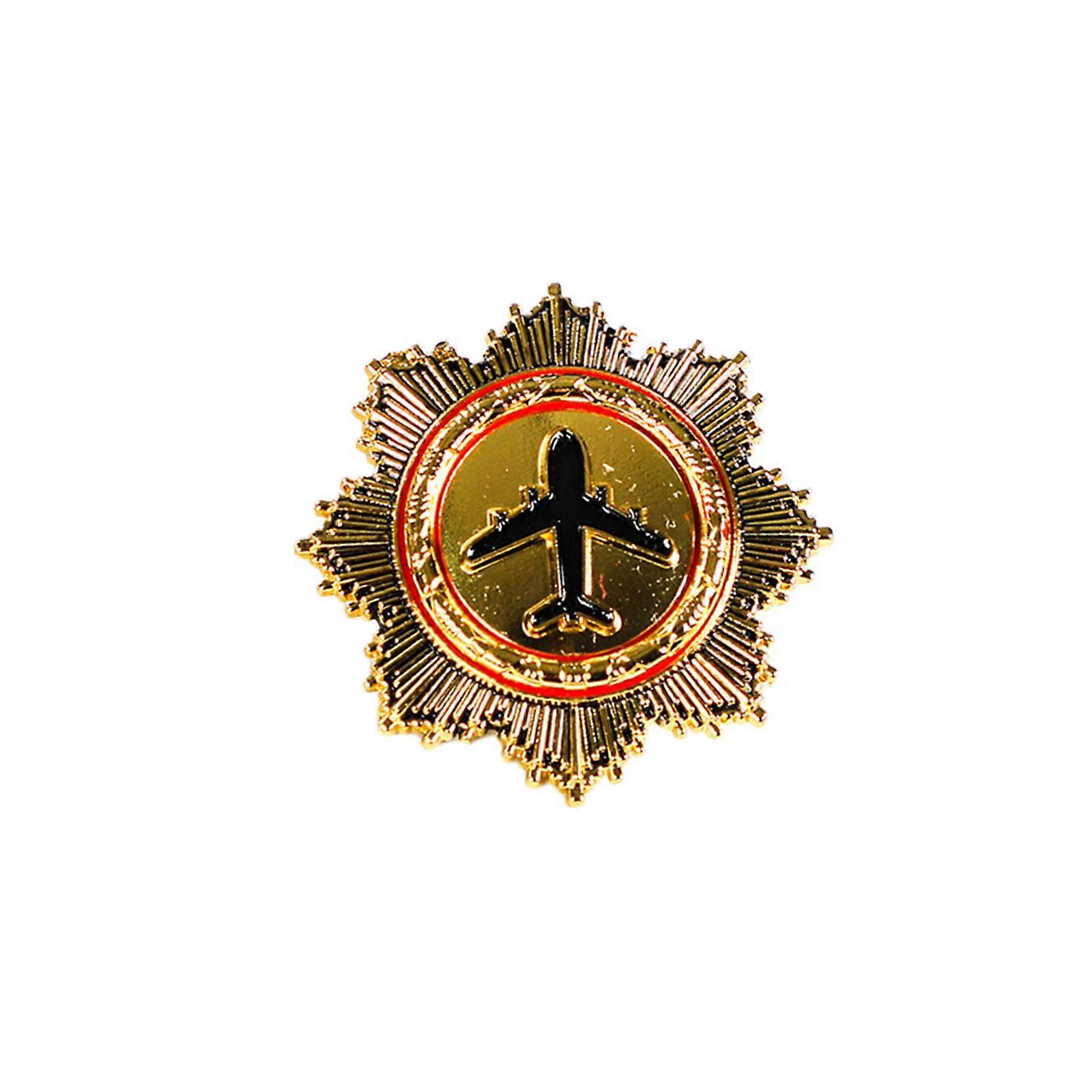 Pilot Pin Pilot Badge Flight Attendant Pin Airman Uniform Shirt Lapel ...