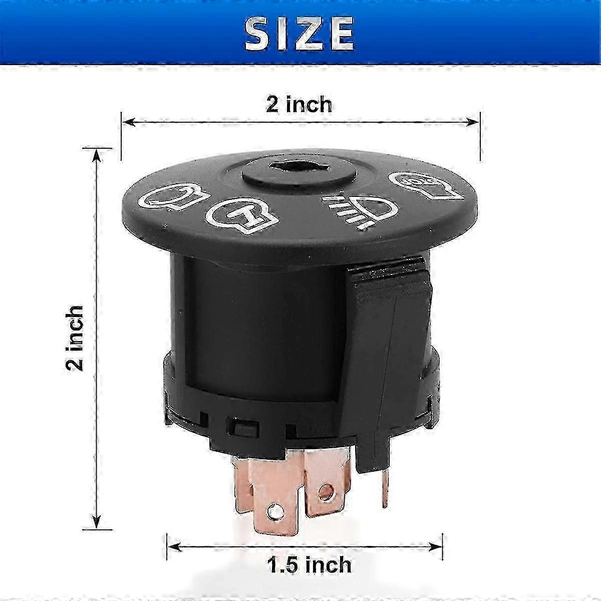 John Deere Ignition Switch With Key Compatible for Riding Lawn Mower ...
