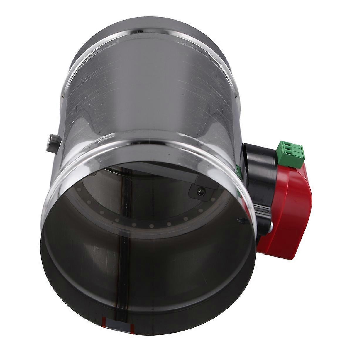 125mm Stainless Steel Electric Air Duct Damper Valve HVAC Air Ducting ...