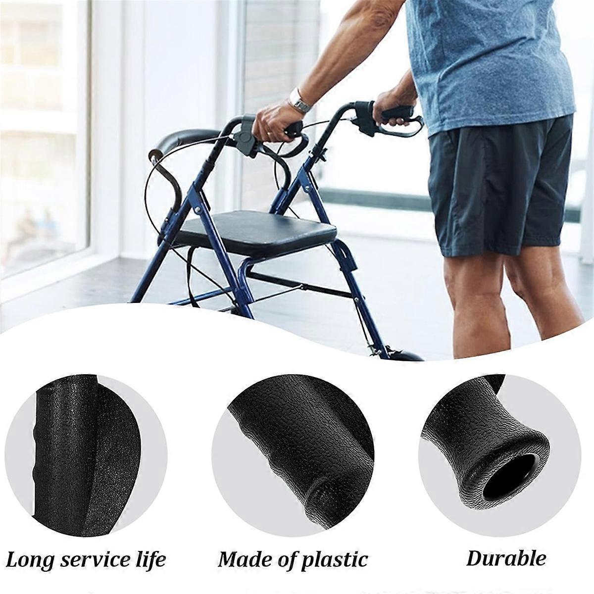 2 PCS Universal Rollator Hand Grip, Anti-Slip Rolling Walker Hand Grips ...
