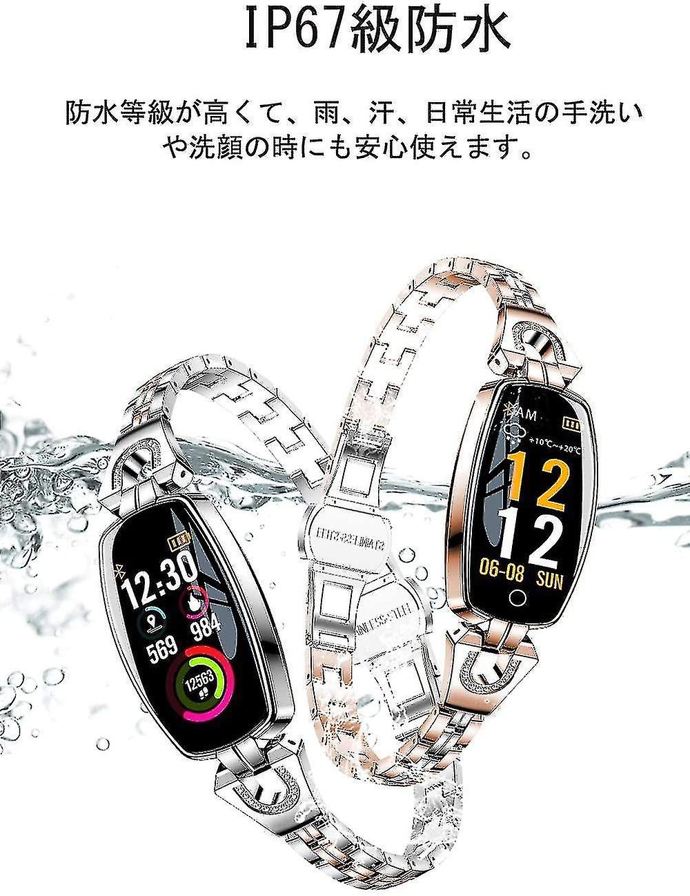 Women's Fitness Tracker Smart Watch With Heart Rate Monitor (silver ...