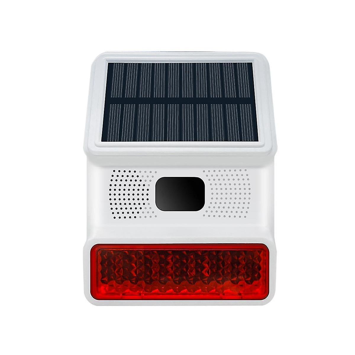 433mhz Wireless Solar Powered Rechargeable Alarm Human Body Sensing ...