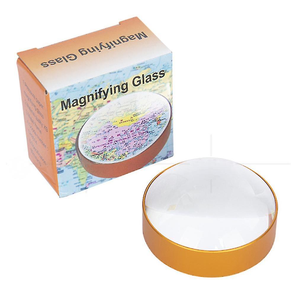 3' Dome Magnifier 8X Reading Magnifying Glass Acrylic Clear | Fruugo UK