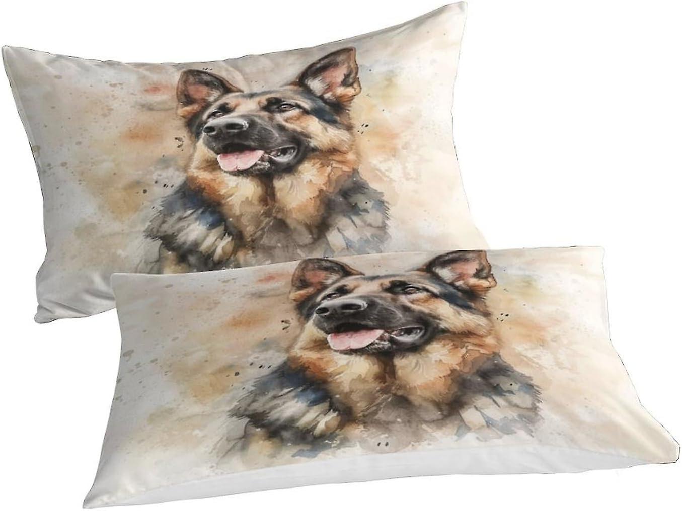 German Shepherd Dog for Boys Girls 3D Printed Northern Europe Comforter ...