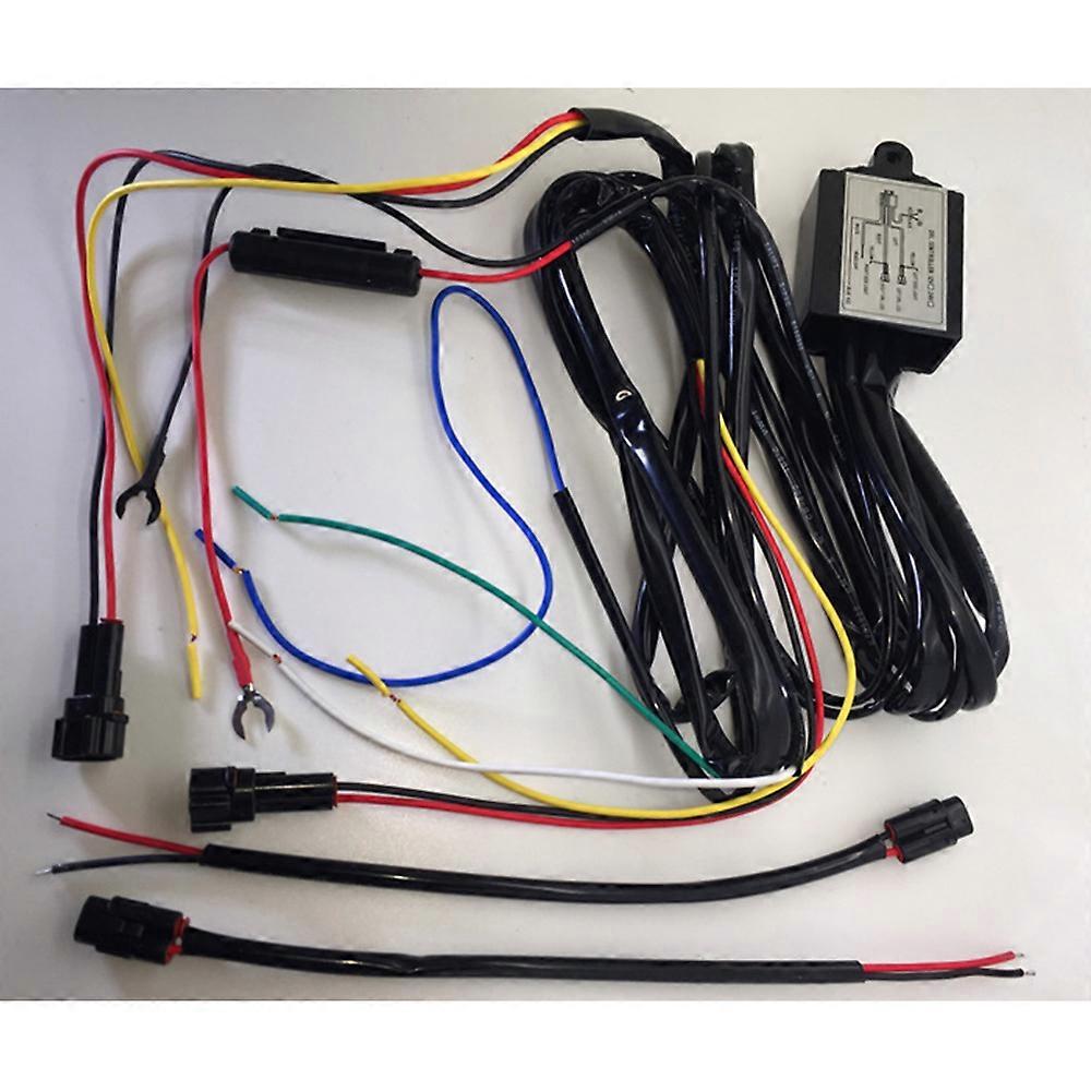 DRL Controller Car LED Daytime Running Light Relay Harness Dimmer On ...