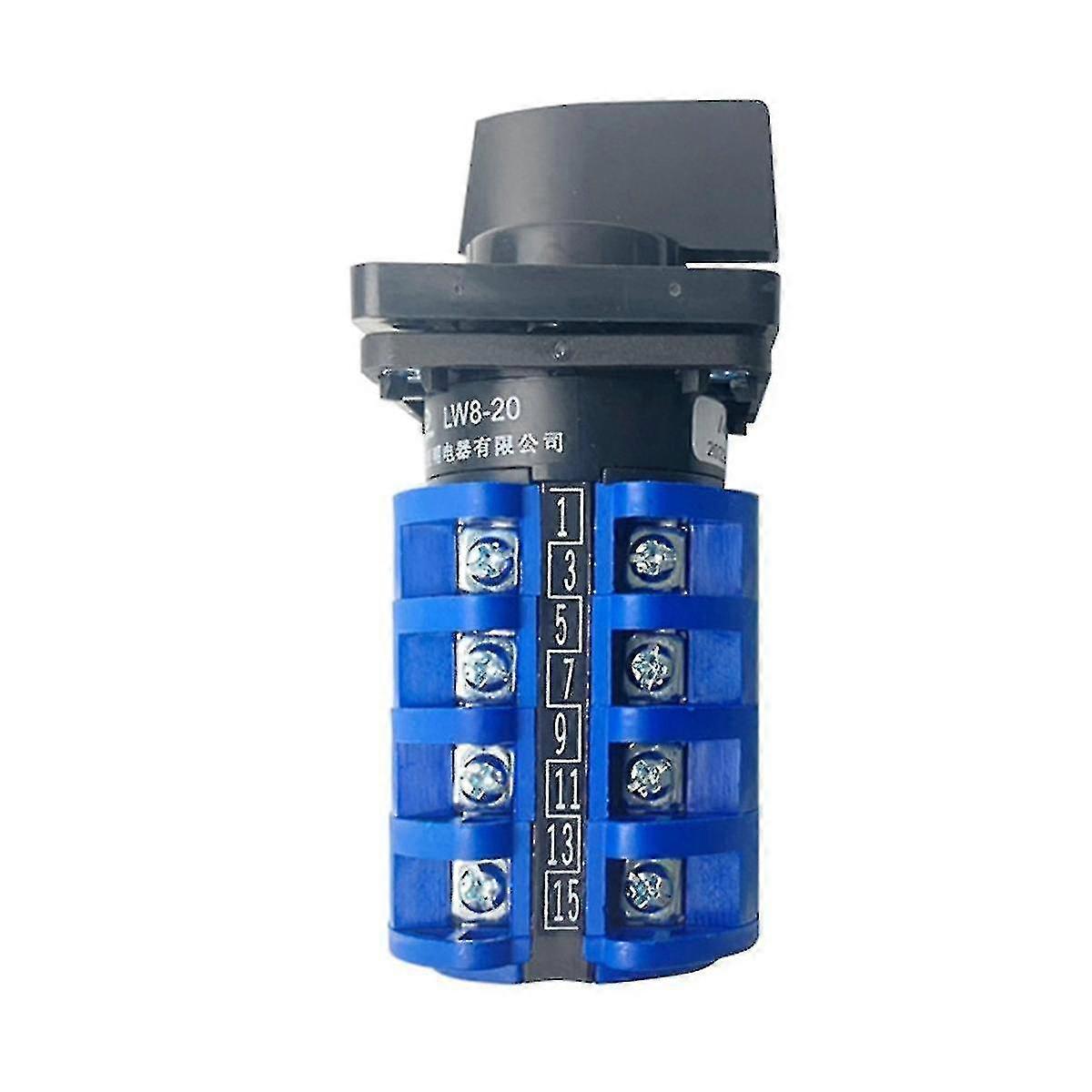 Rotary Switch On-Off-on 3 Position 4 Phases 20A 500V Double Speed Motor ...