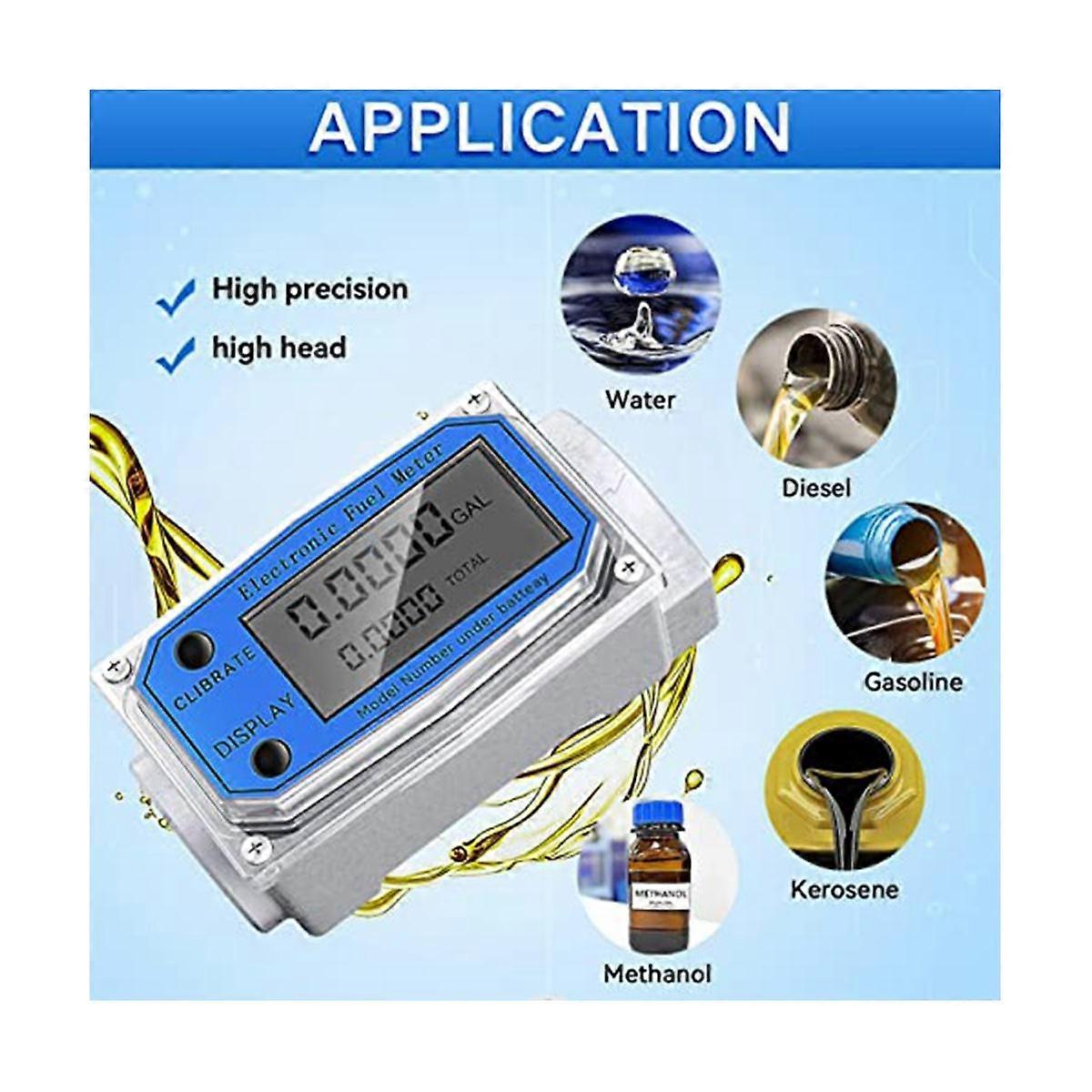 Fuel Flowmeter-Water Flow Meter Accuracy Flow Meter for Measure of ...