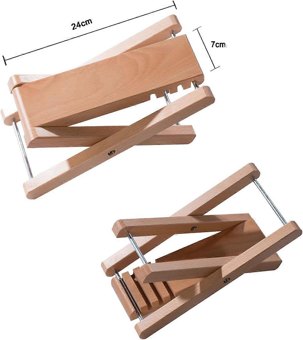Wood Guitar Footstool, Folding Classical Guitar Foot Rest with 4 ...