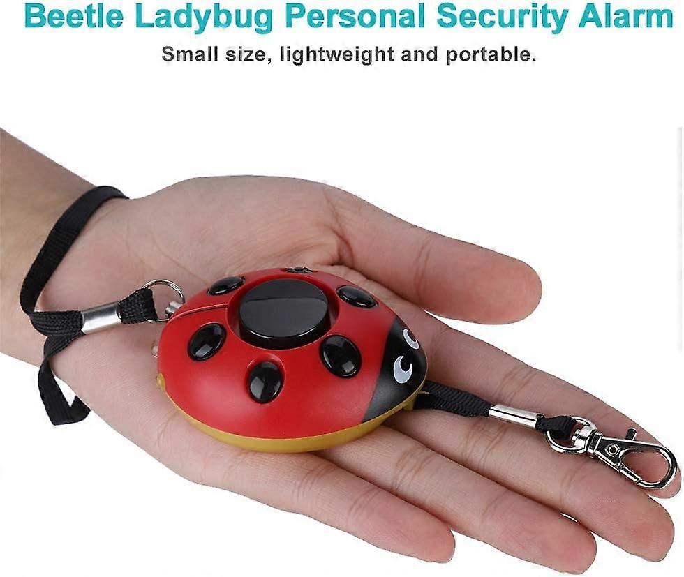 Grab proof alarm, 120 dB portable personal security alarm Beetle Ladybug Protection alarm for ...