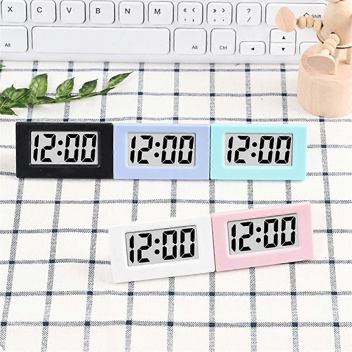 Mini Clock Triangle LED Screen Lectronic Digital Alarm Screen Desktop ...