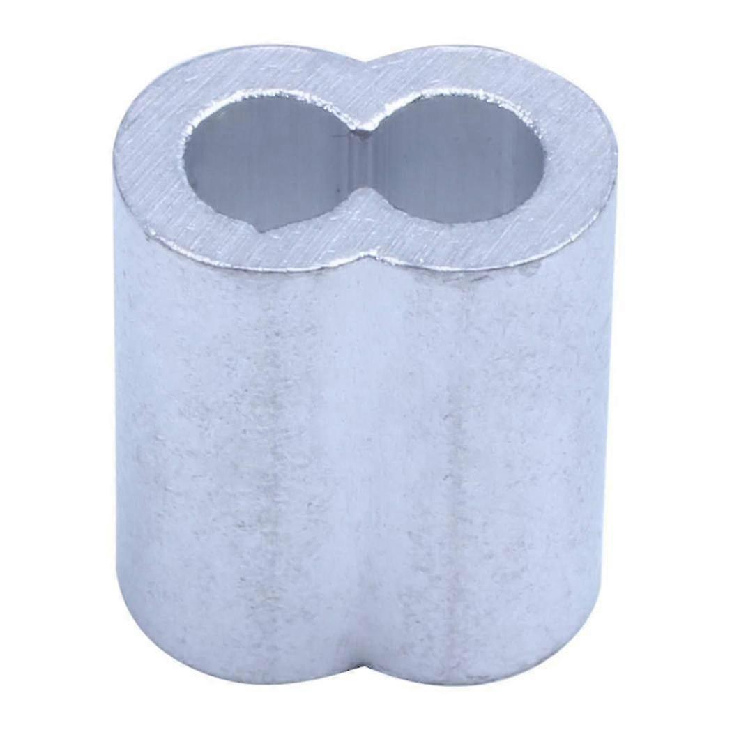 50-pack Aluminum Crimping Loop Sleeve For 4mm Diameter Wire Rope And ...