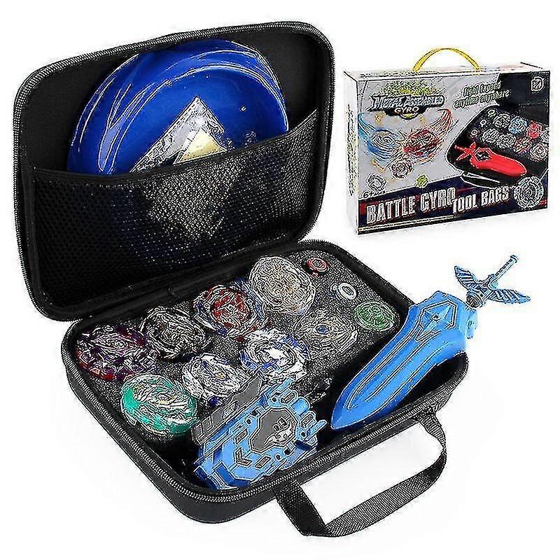 New 8pc Beyblade Burst Set With Launcher + Bag | Fruugo UK