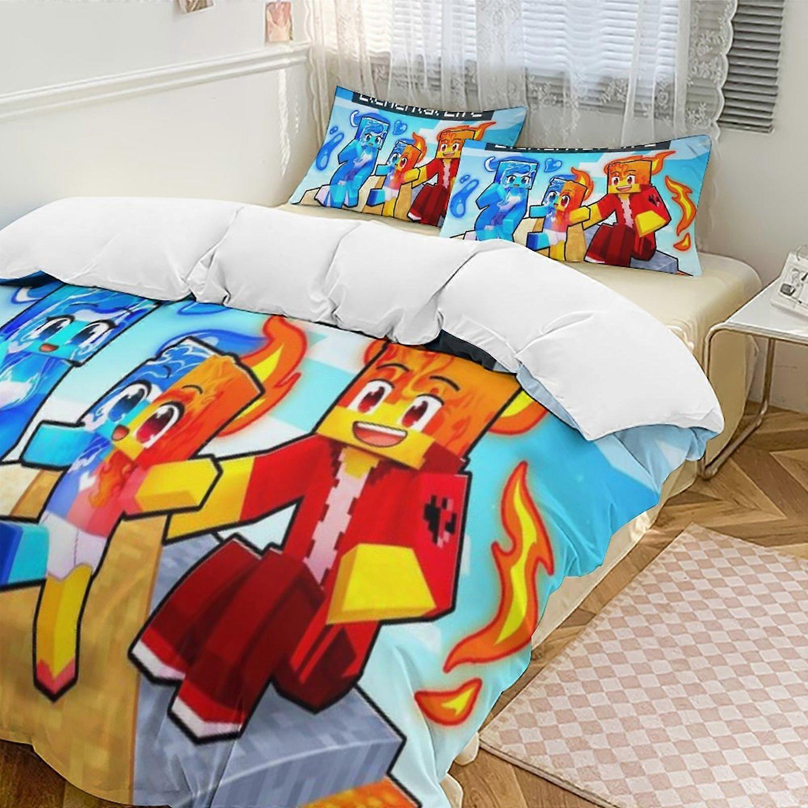 Bedding set XU646 Aphmau Down Duvet Cover Lightweight 3-piece Set, 1 ...