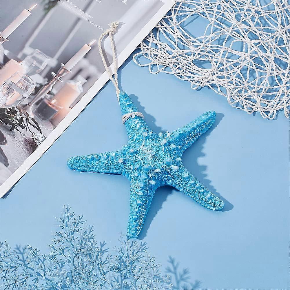 16x16cm Resin Starfish Ornaments Large Seaside Hanging Wall Decoration ...