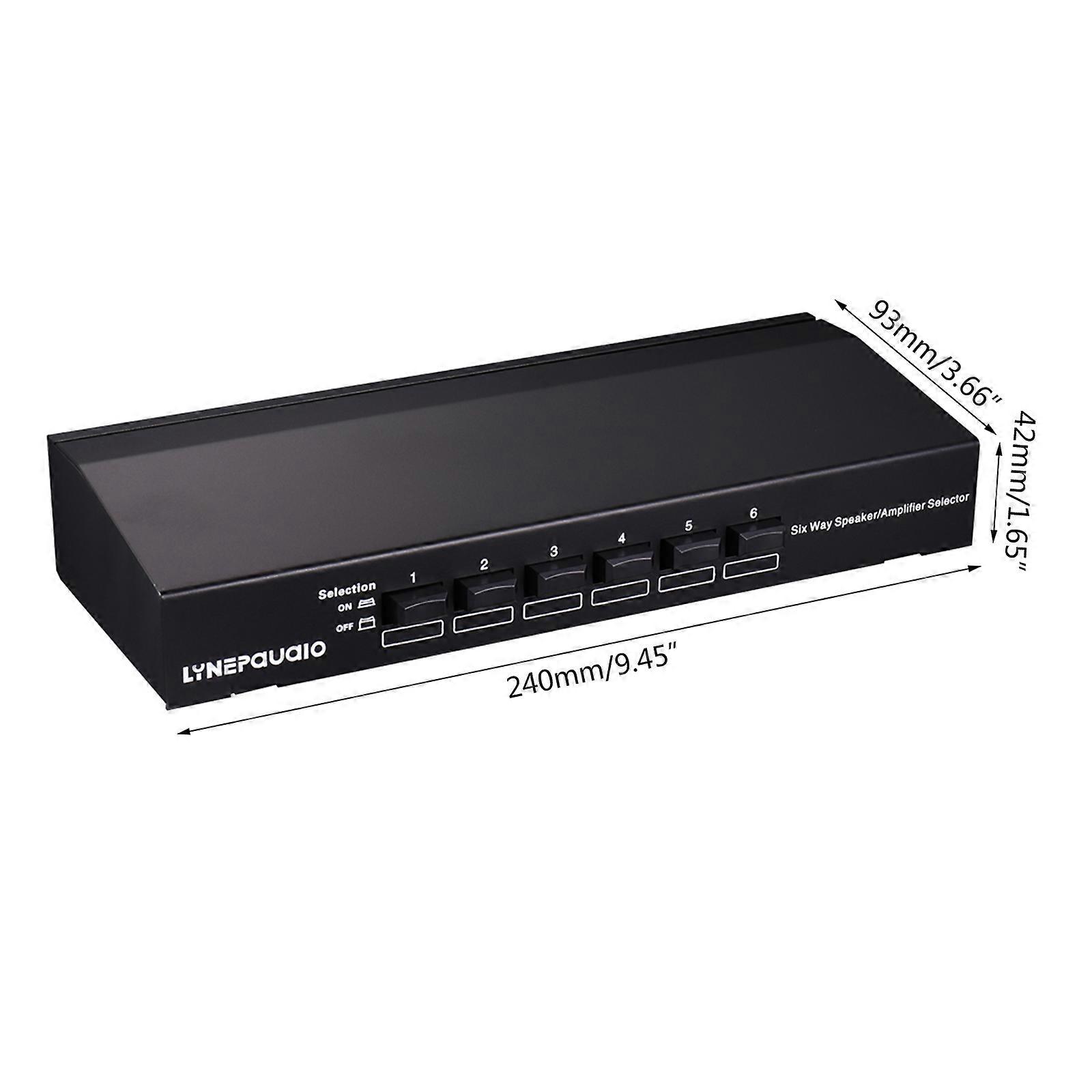 Speaker Selector Switch Amplifier Switcher Connect Multiple Pairs Of 6929