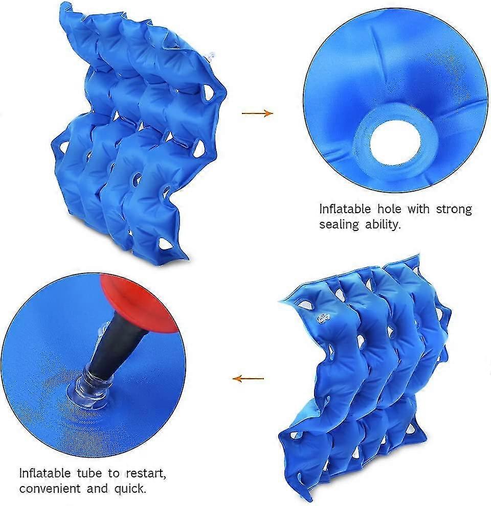 The Portable Inflatable Seat Cushion, Comfortable Memory Foam Chair Mat ...