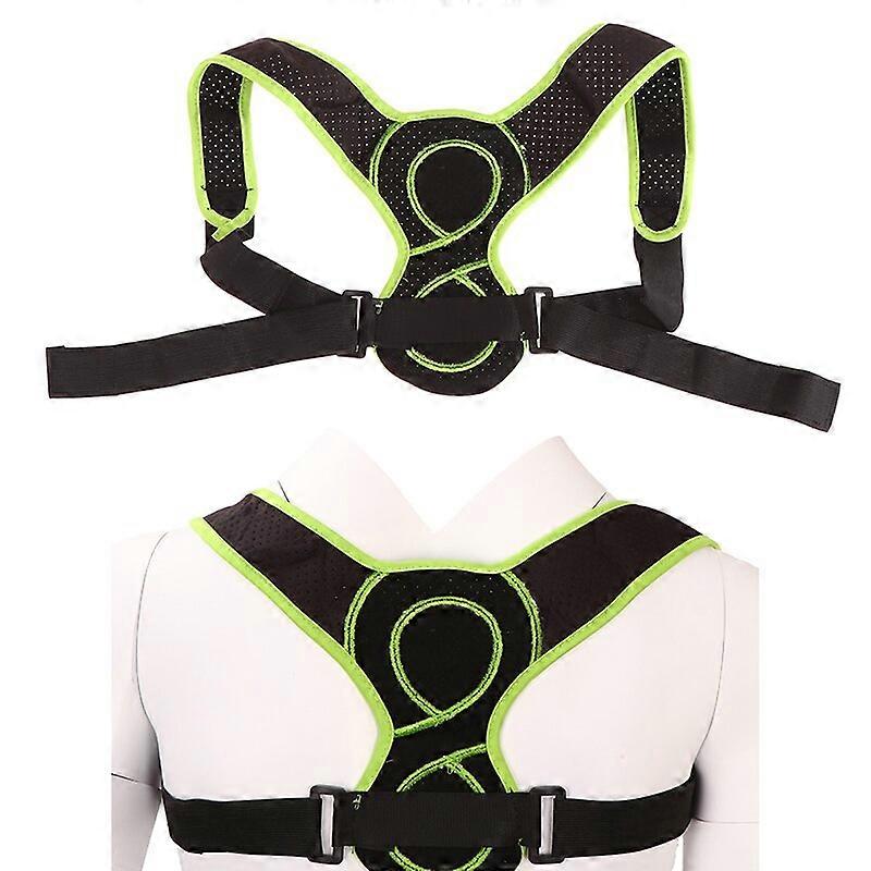 Back Posture Corrector Adjustable Neck Brace Training Equipment Home ...
