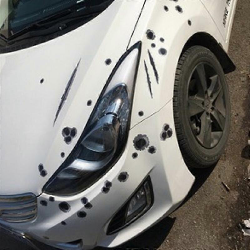 Fake Bullet Holes Stickers Funny Realistic Auto Decal Bumper Sticker ...